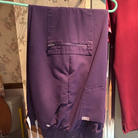 Figs | Pants | Figs Woman Cargo Pants In Deep Purple | Poshmark